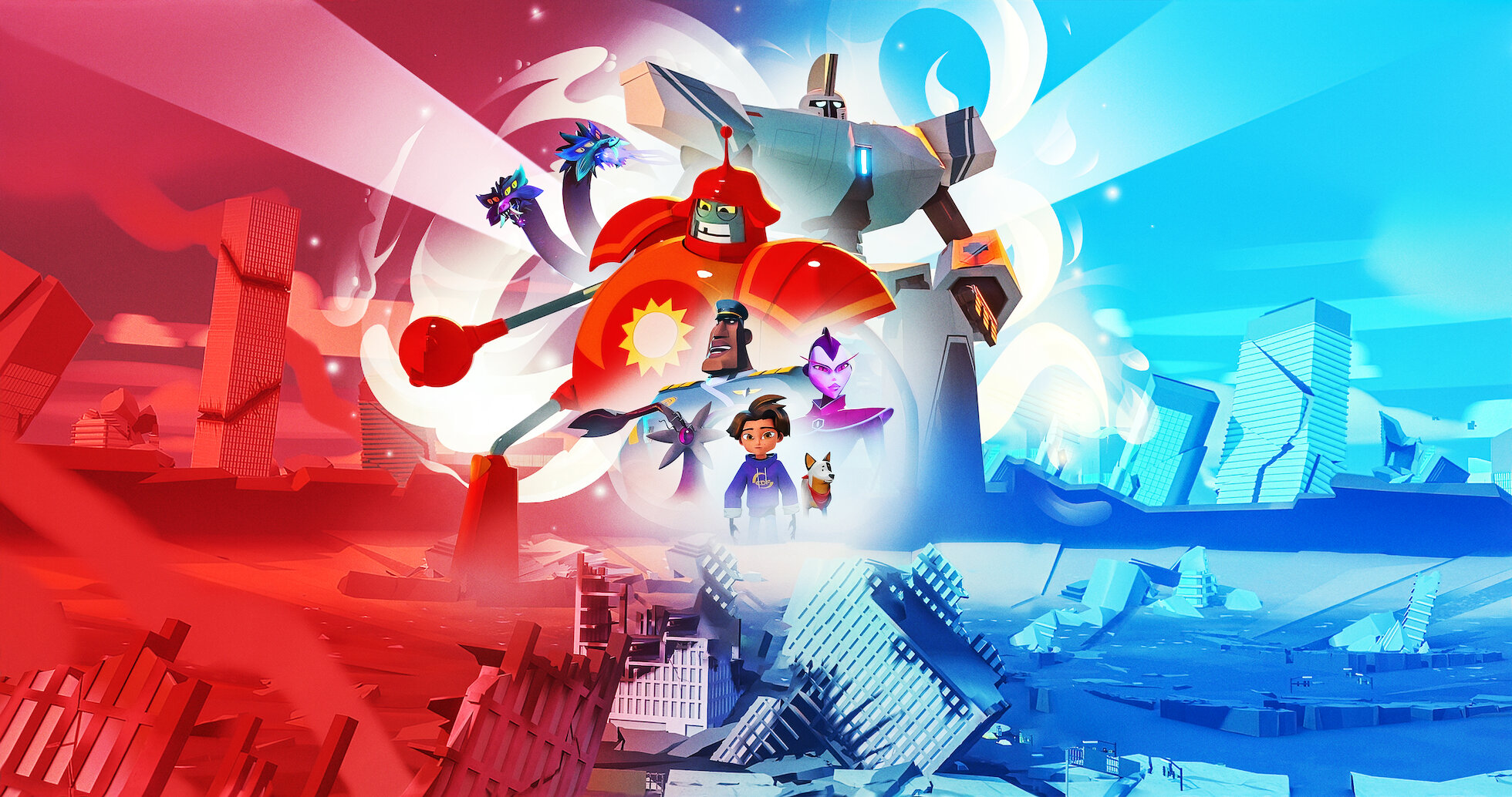 Personnages De Dessins Animés De Robots